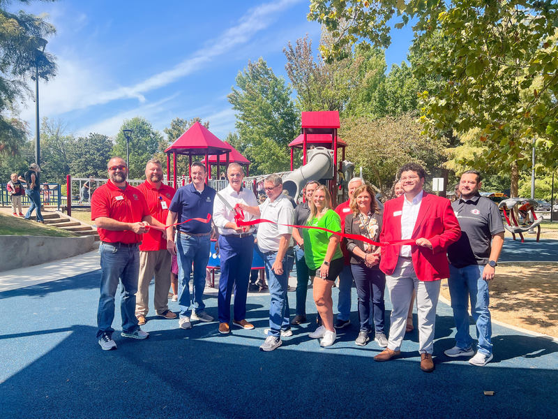 Grand Re-Opening of Murphy Park Playground! | City of Springdale